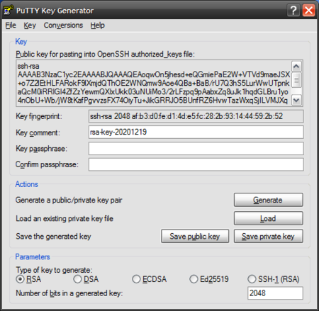 PuTTY/puttygen – Foxwiki